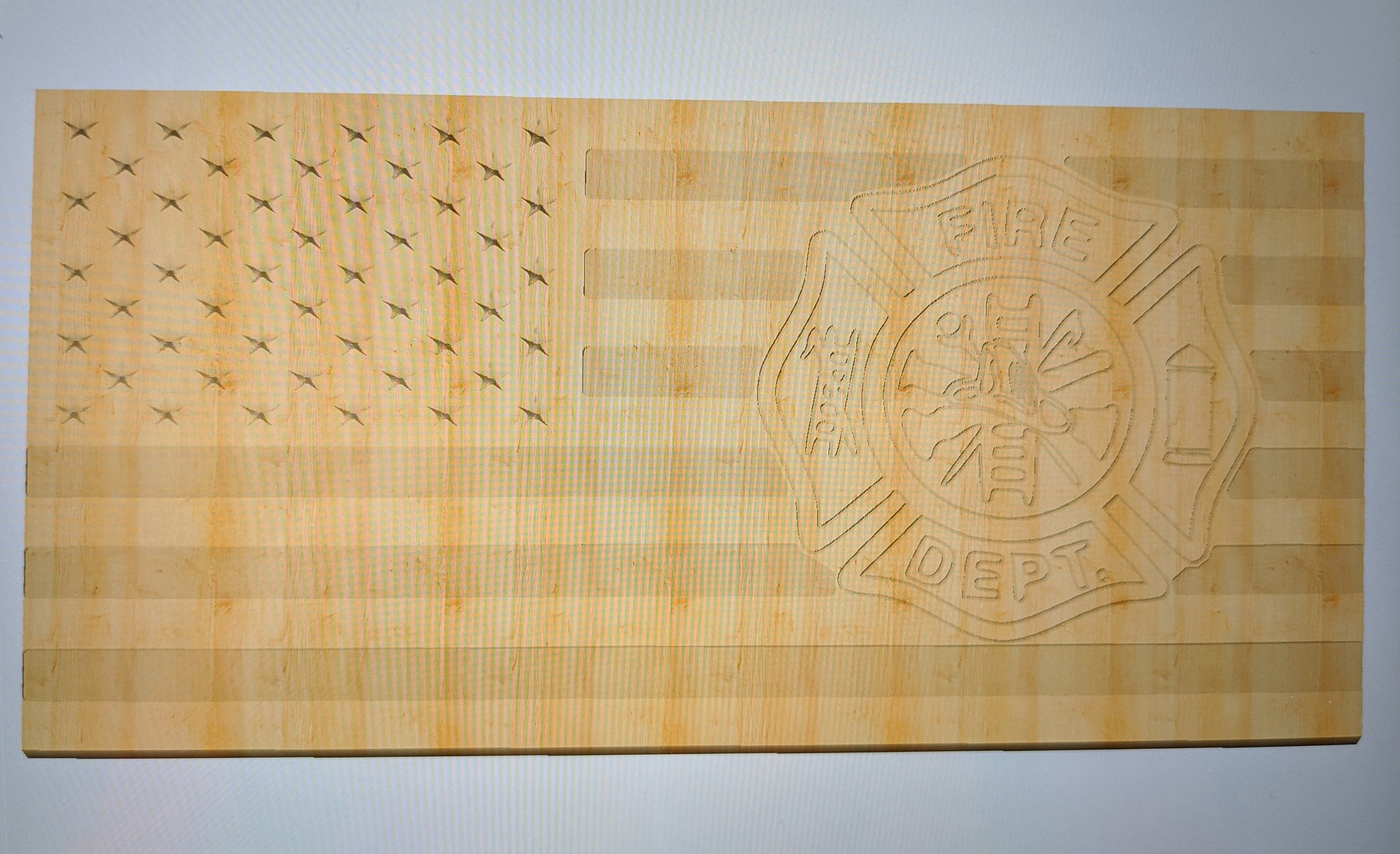 Shapeoko Carbide Create Firefighter Flag Template CNC .c2d - Etsy