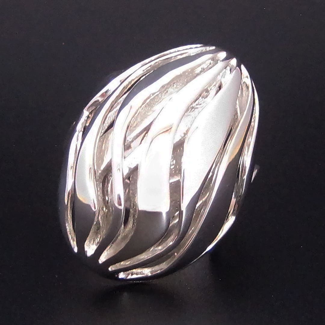 Silberringe für Frauen, Silber Statement Ring, Layered Ringe, Silber ...
