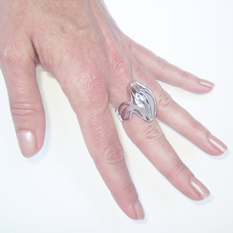 Statement Rings for Women, Sterling Silver Ring, Silver Rings for Women ...