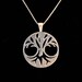 Unique Tree of Life Pendant Necklace Jewelry in Sterling - Etsy