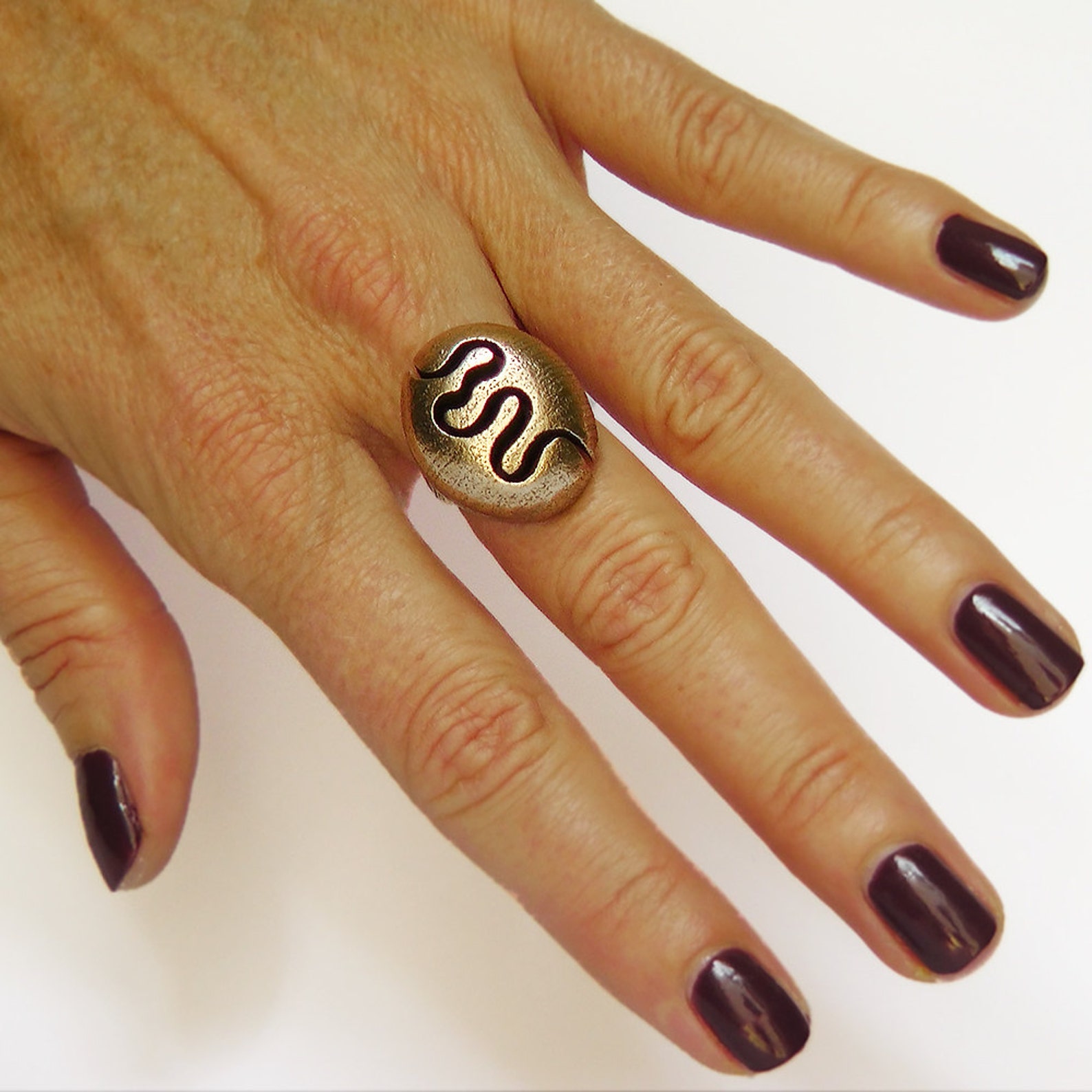 Chunky Ring Chunky Jewelry River Ring Rings for Her Rings - Etsy