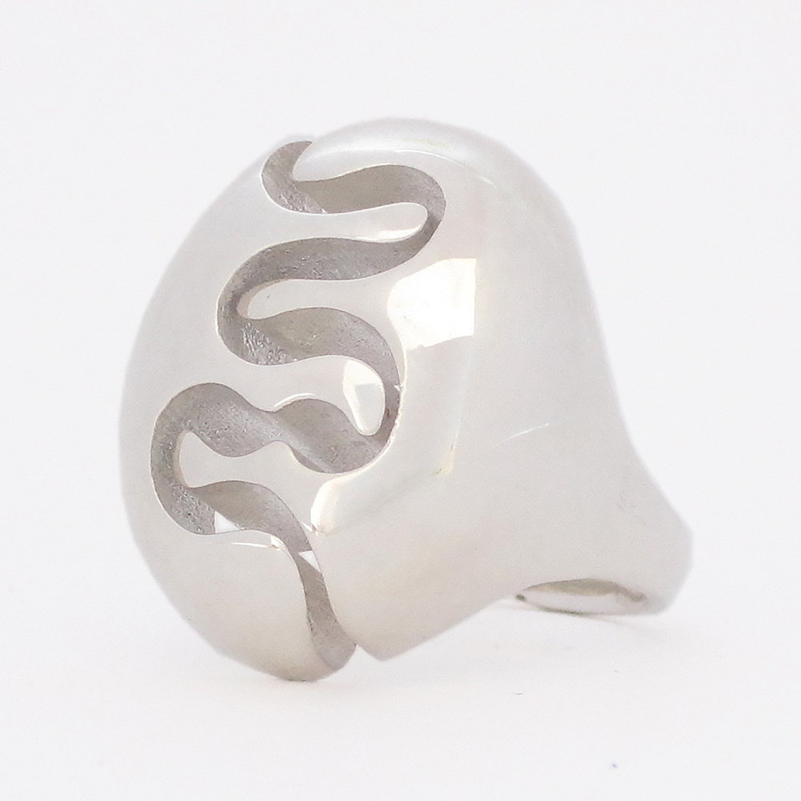 Silver Statement Ring Silver Statement Jewelry Chunky Silver - Etsy