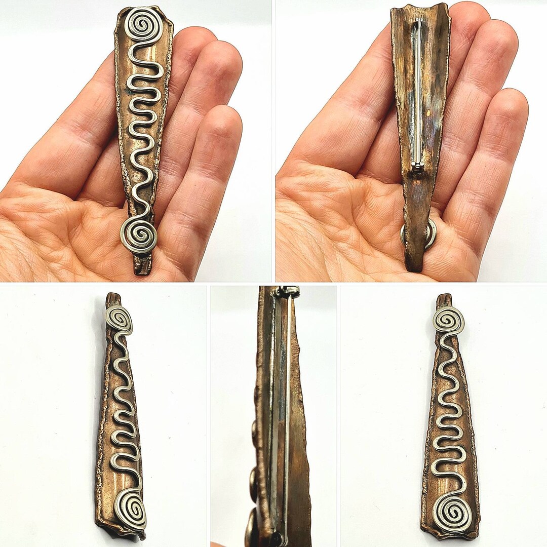 Original 1960s/70s Brutalist Modernist Studio Artisan MCM Steampunk ...