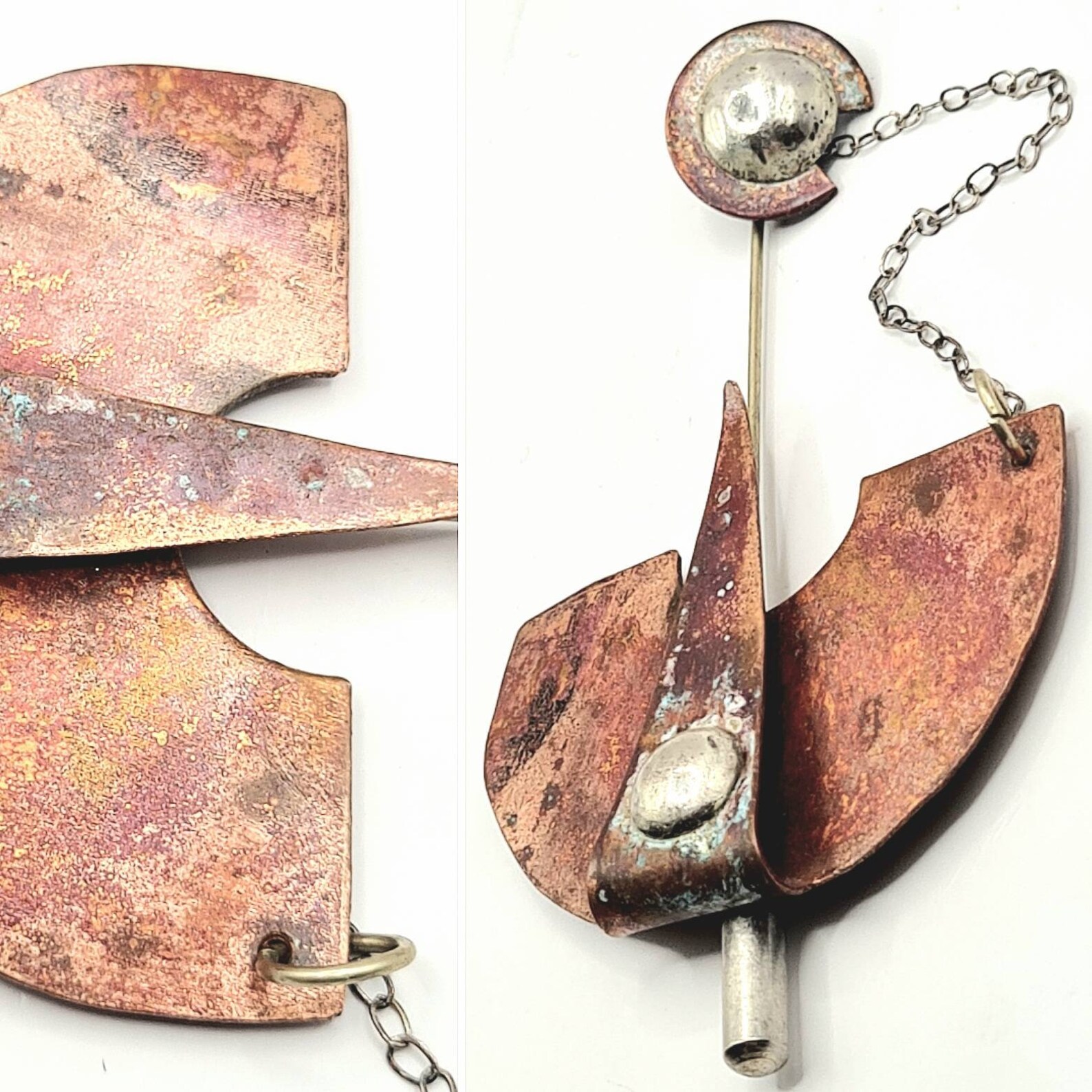 Original 1960s/70s Brutalist Modernist Studio Artisan MCM Articulated ...