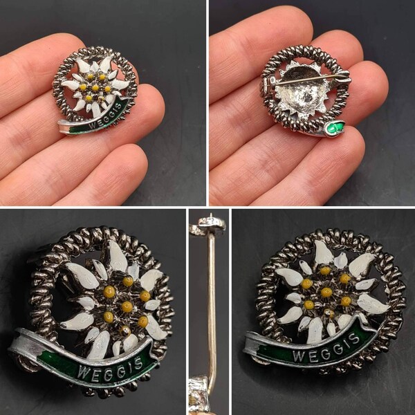 Edelweiss Brooch - Etsy