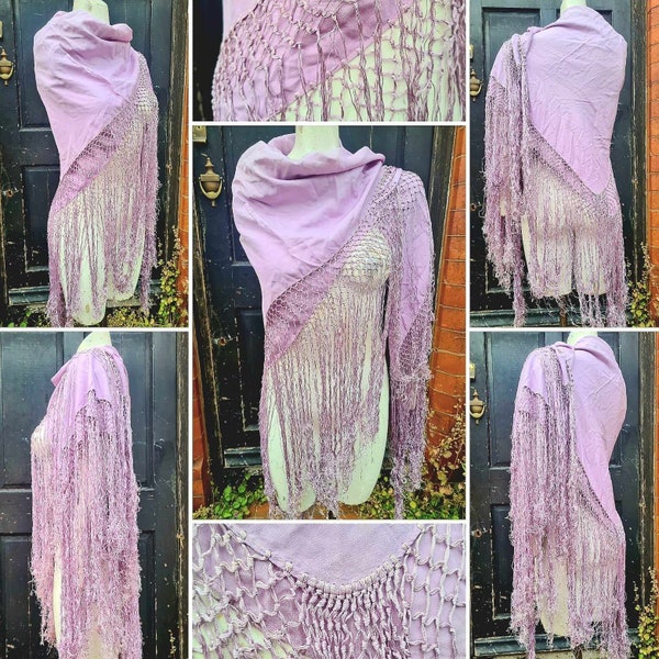 Lilac Shawl - Etsy