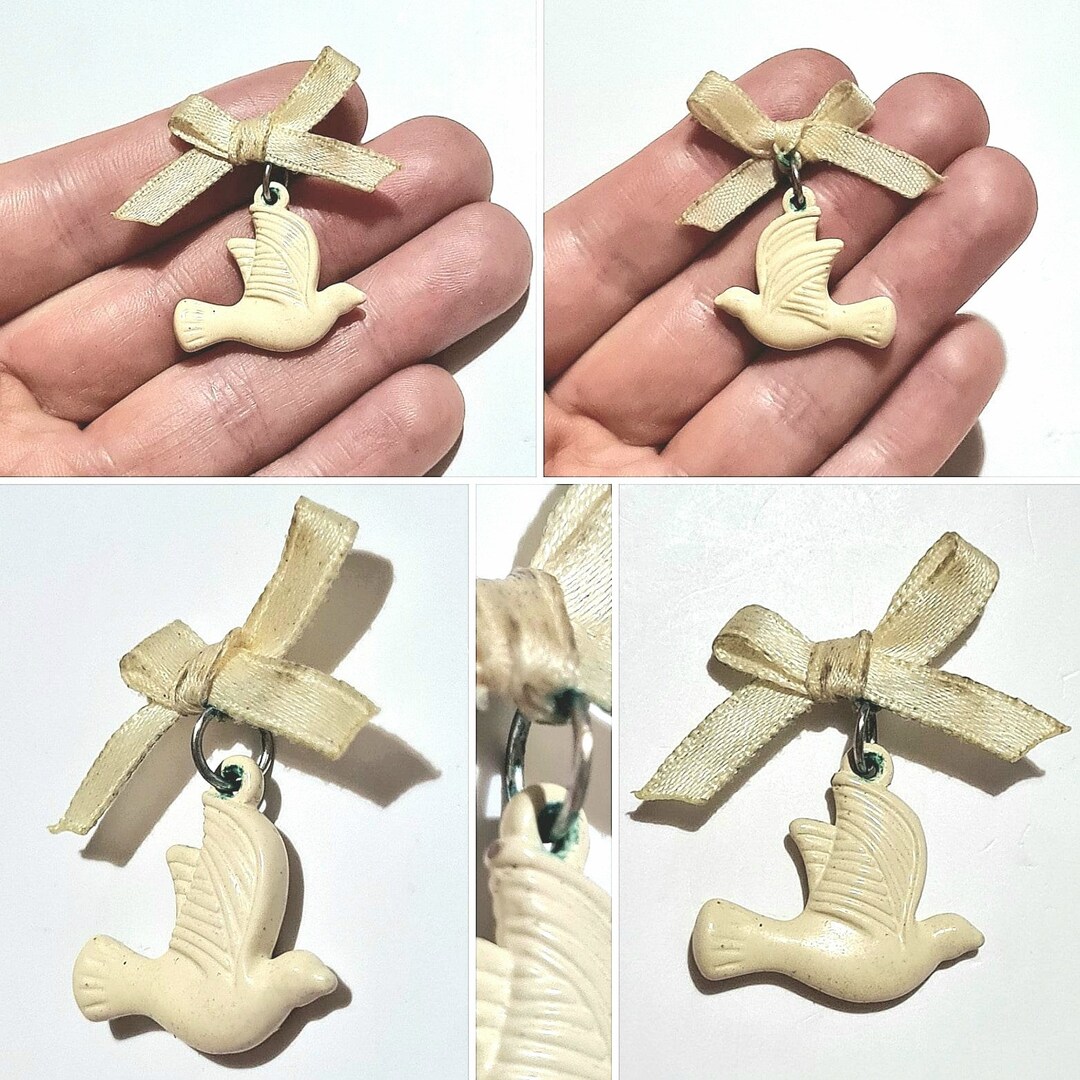 Original 1930s/40s Art Deco Early Plastic Carved/moulded Celluloid Bird ...
