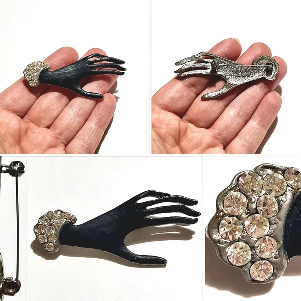 Hand Brooch - Etsy