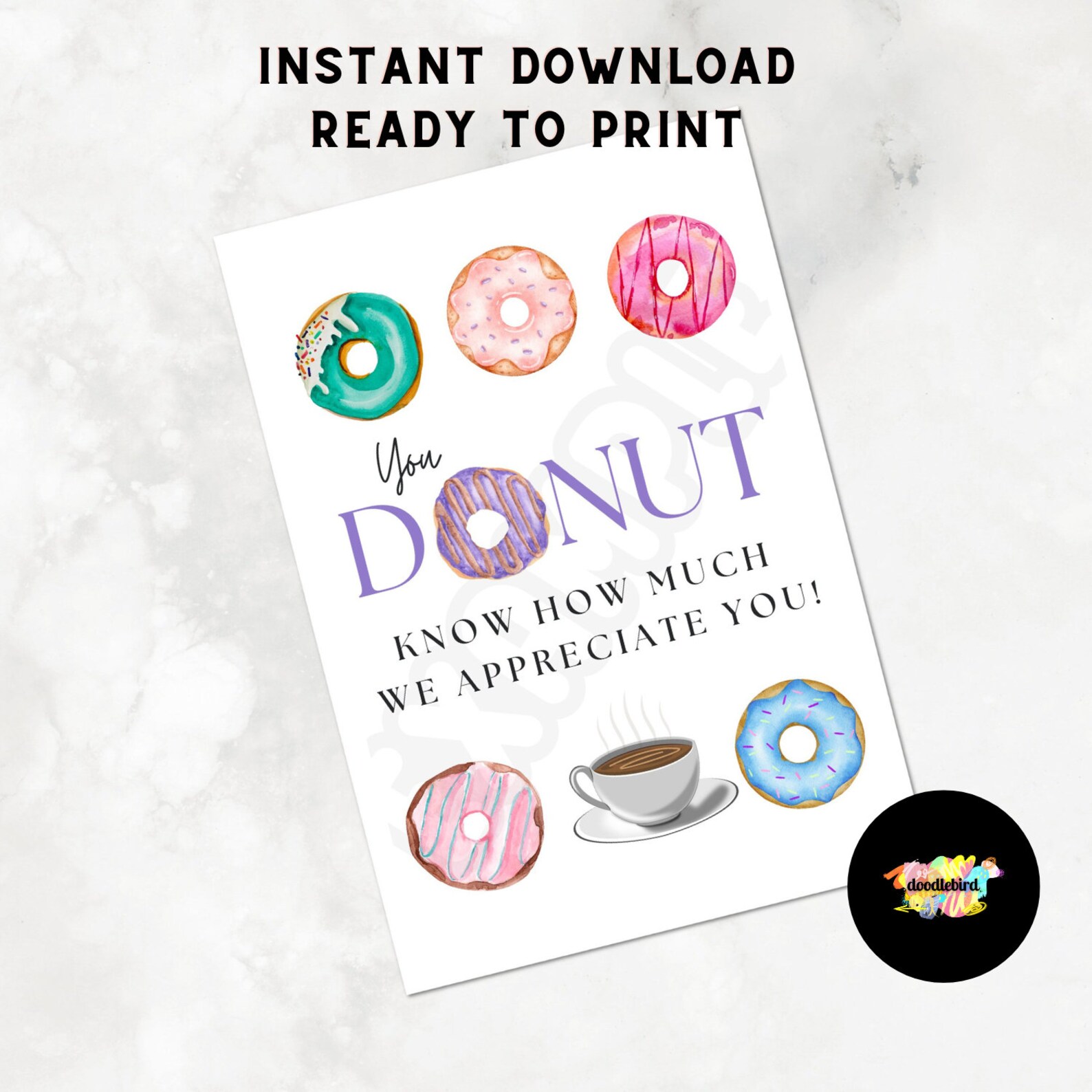 Teacher Appreciation Week Printable Sign 8.5x11 School Break Room Sign ...