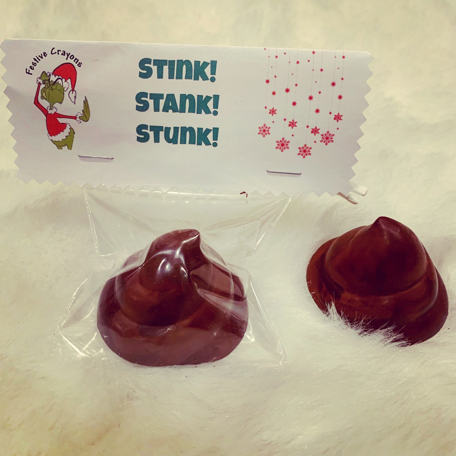 Grinch Poop Crayon Holiday Class Favor Classroom Holiday Party - Etsy