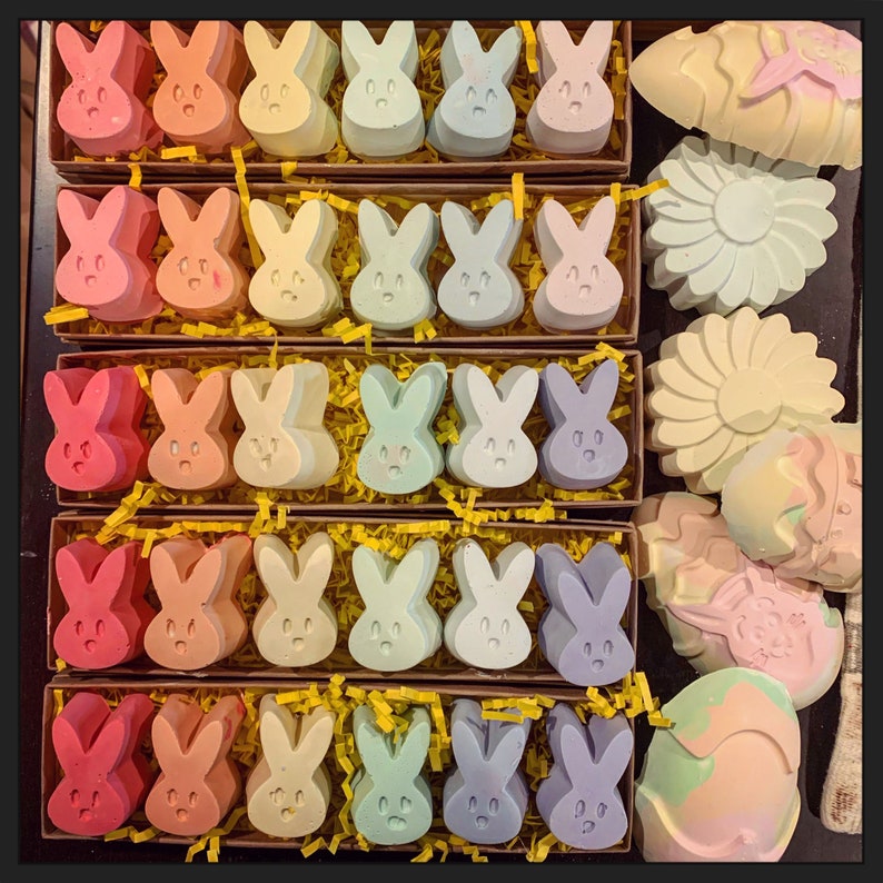 Rainbow Peeps Sidewalk Chalk Easter Basket Gift Easter Basket Filler ...