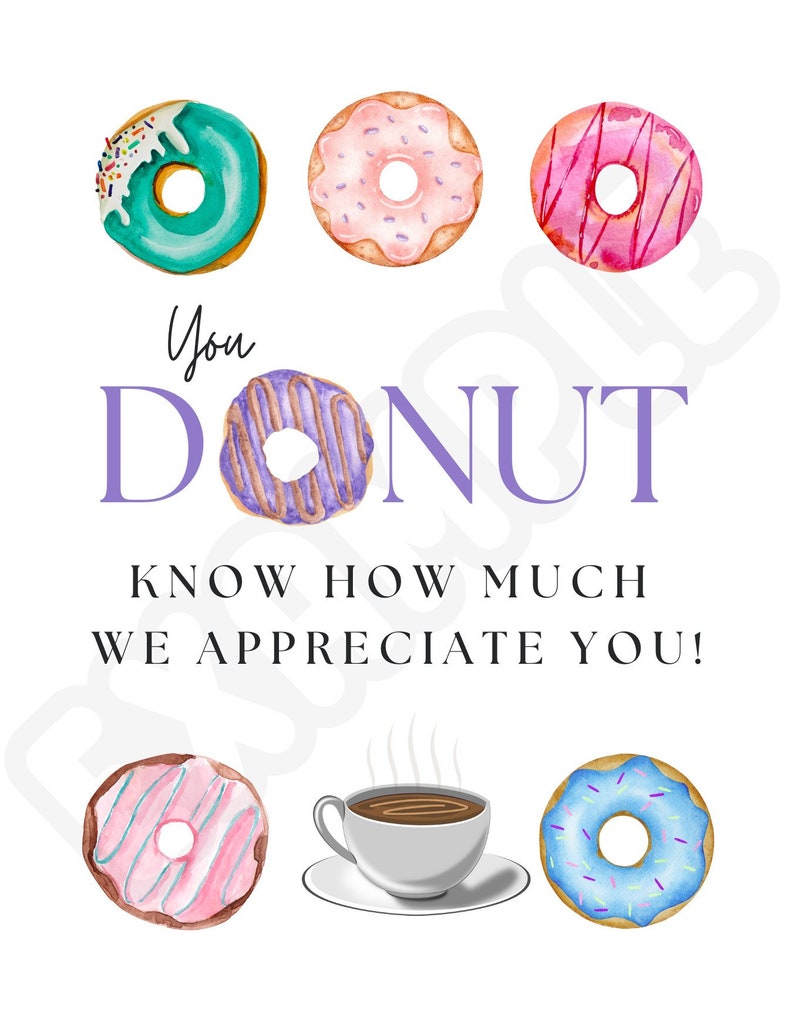 Teacher Appreciation Week Printable Sign 8.5x11 School Break Room Sign ...