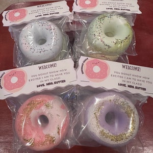 Welcome Back to School Gift From Teacher DONUT Sidewalk Chalk Class ...