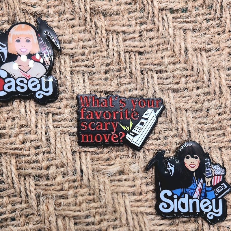 Scream Ghost Face Pin - Etsy