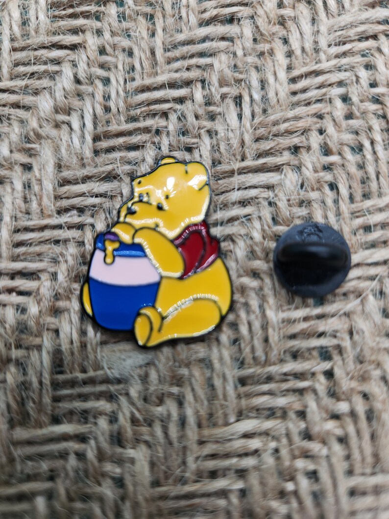 Winnie the Pooh Enamel Pin, Disney Movies, Classic Children's Movies - Etsy