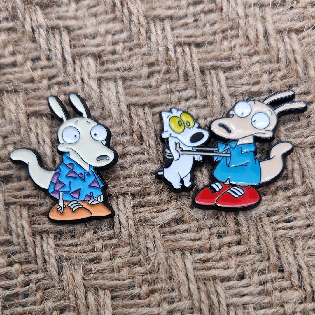 90s Nostalgia, Rocko's Modern Life Cartoon Pins, Nickelodeon Shows ...