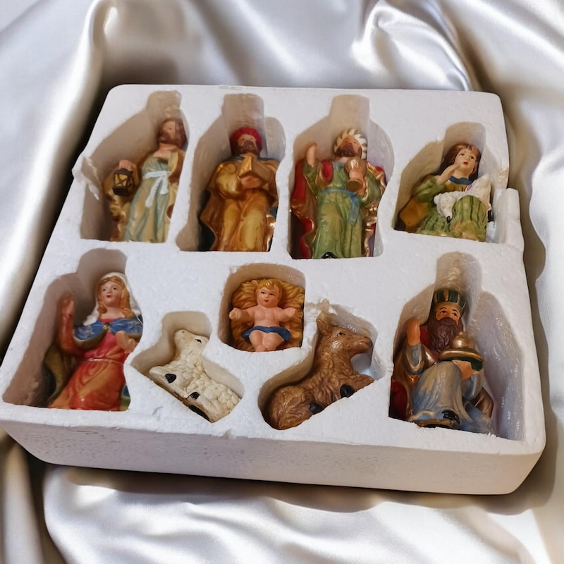 Ceramic Nativity Set - Etsy