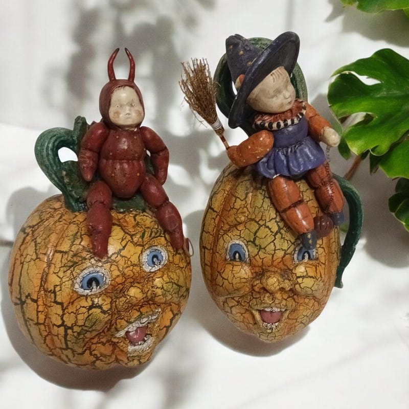 Paper Mache Devil - Etsy