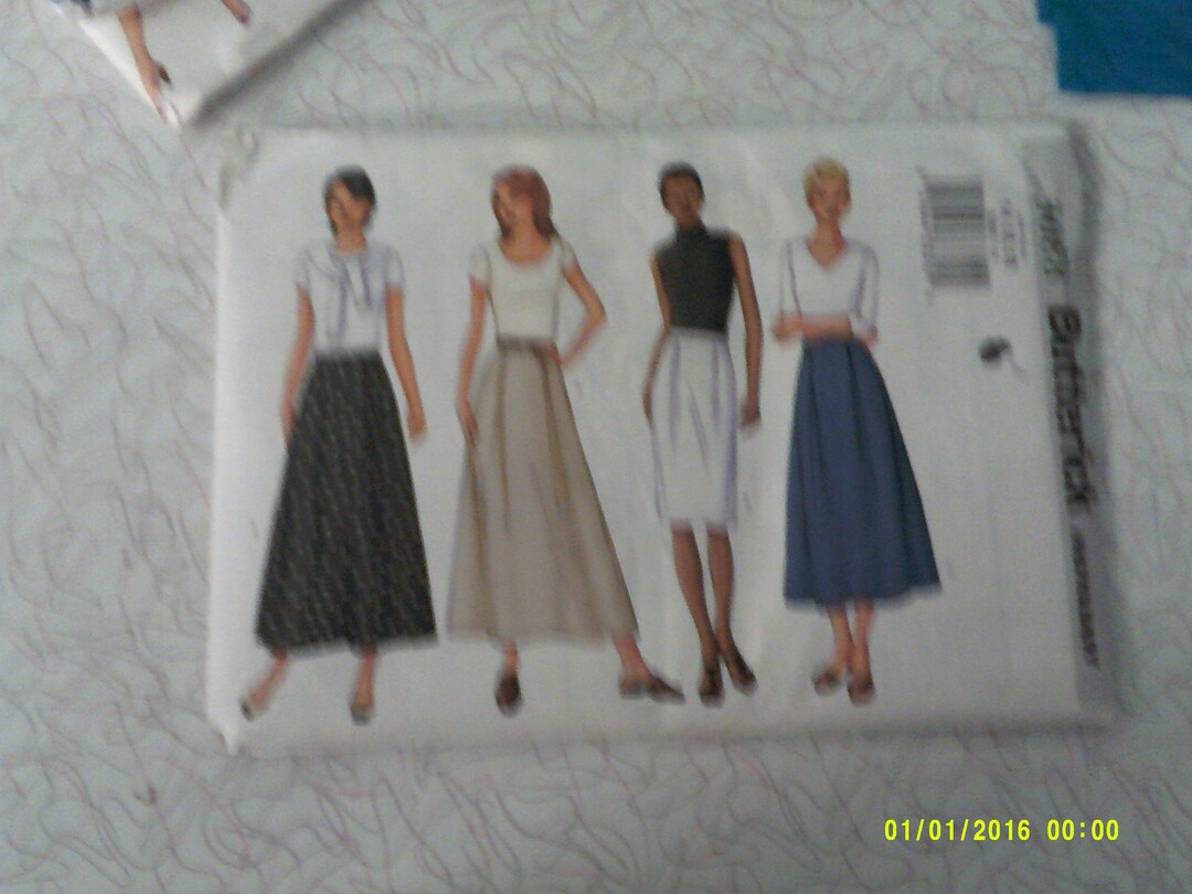 Butterick Fast and Easy Skirt Pattern 3088. Size 14-18 - Etsy