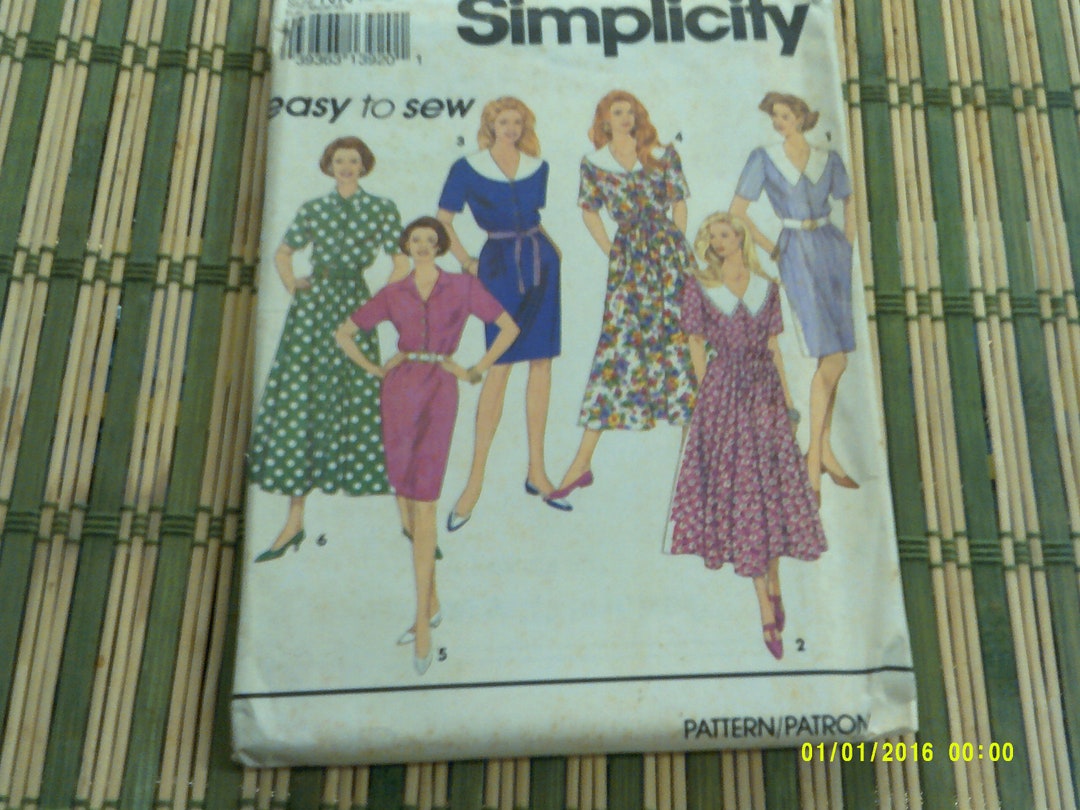Simplicity 8358 Misses Dress Pattern. Size 10-16 - Etsy