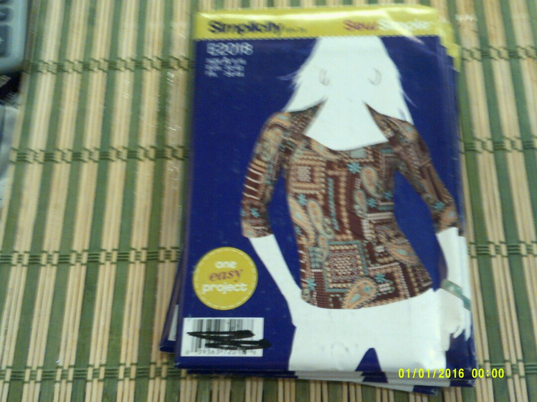 Simplicity Sew Simple Blouse Pattern E2018. Size 6-16 - Etsy
