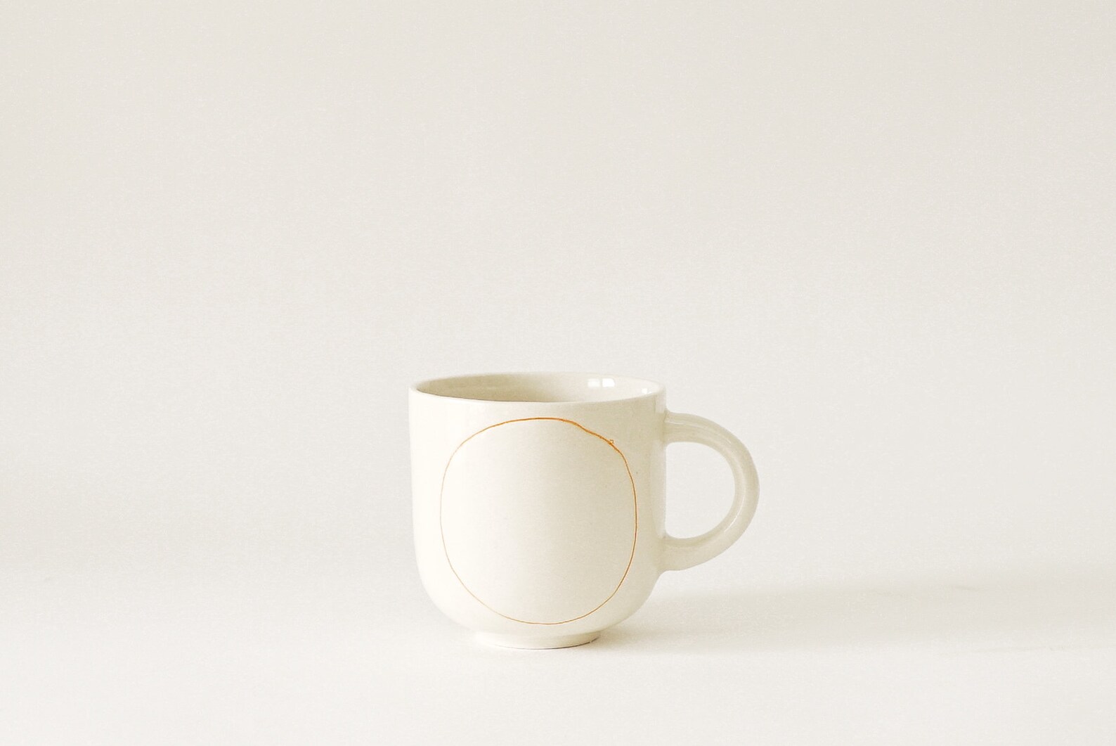 A Set of 6 Handmade Ceramic Mugs H: 3 / Circle Mugs / Coffee Cups - Etsy