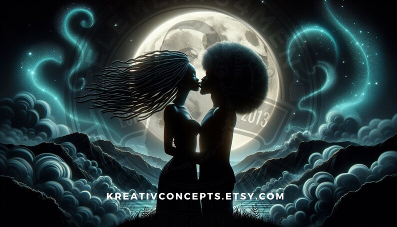 Moon Glow I Digital Art Images, AI Generated. Digital Download ...