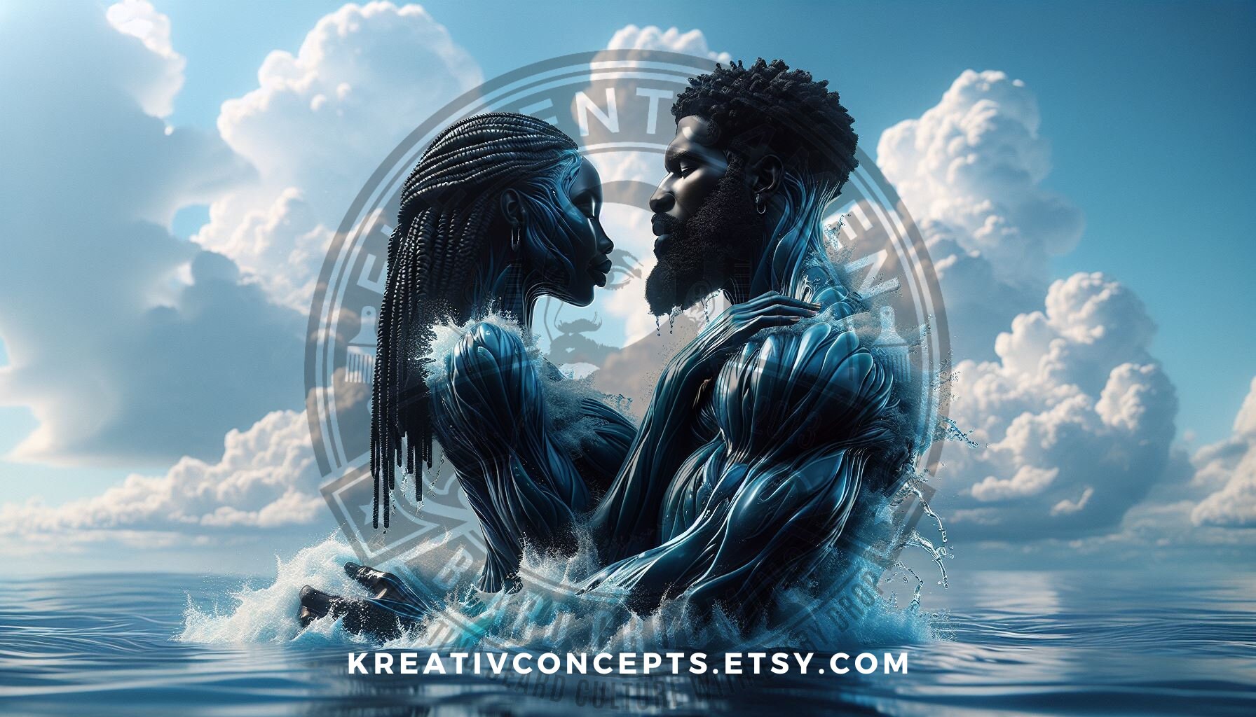 Wet Dreams I Digital Art Images, AI Generated. Digital Download ...