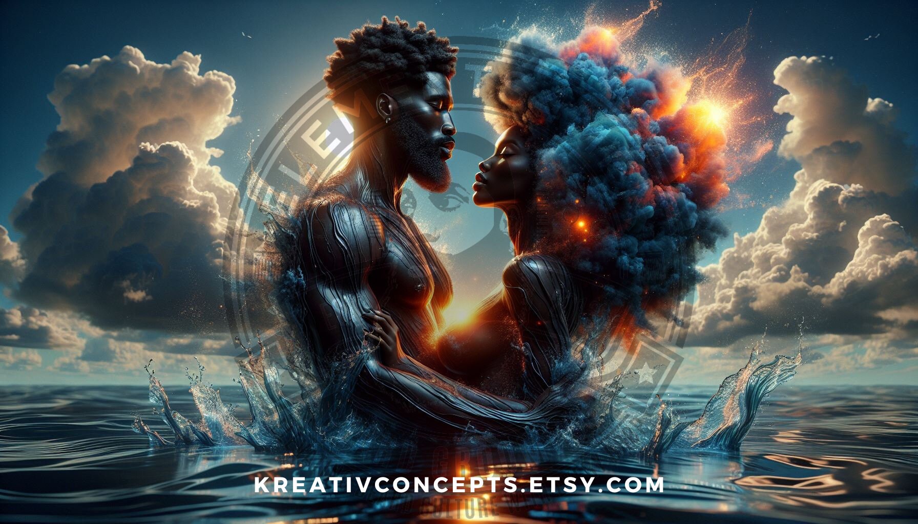 Wet Dreams I Digital Art Images, AI Generated. Digital Download ...