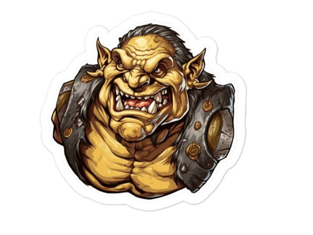 Troll Sticker Realistic, Dungeons and Dragons Sticker - Etsy