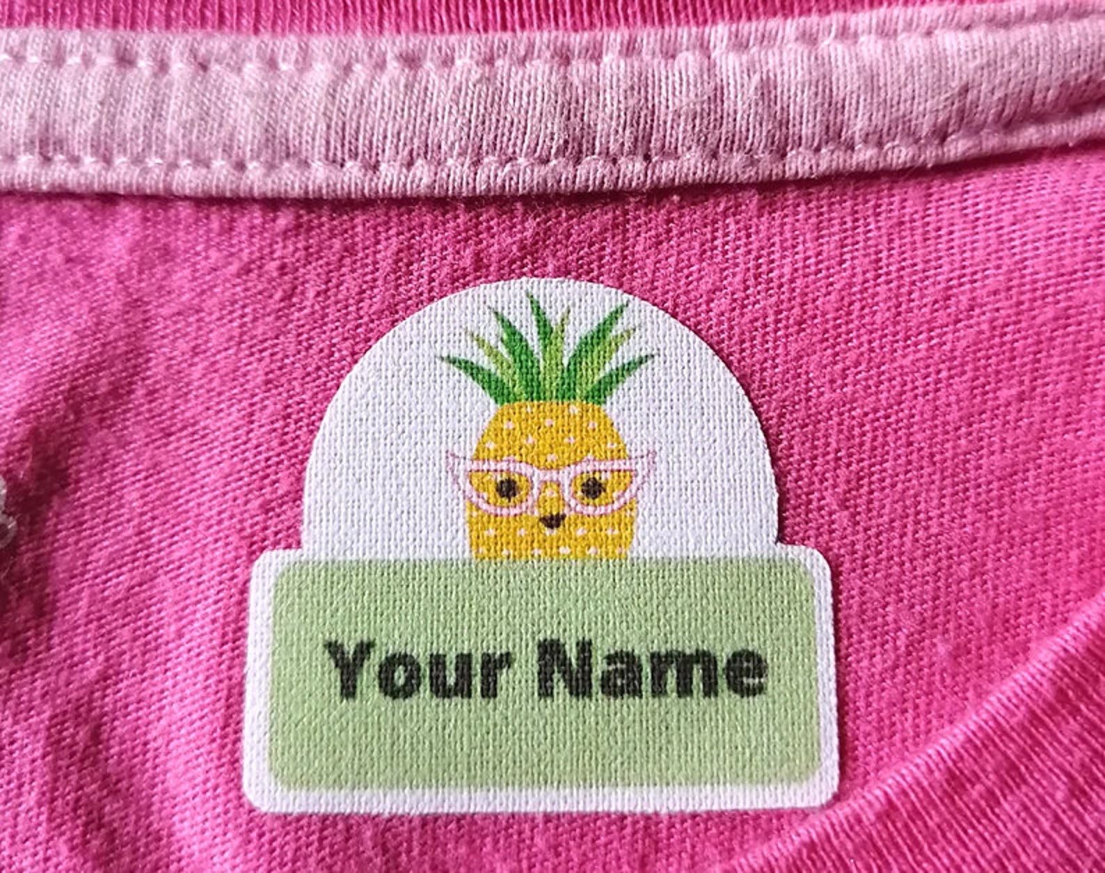 Iron on Clothing Labels Name Tags/ Laundry Safe High Quality Cotton ...