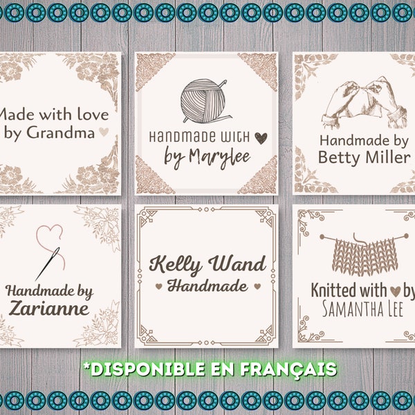 Custom Label Square Sew - Etsy