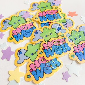 NCT WISH Holographic Vinyl Sticker Decal - Etsy
