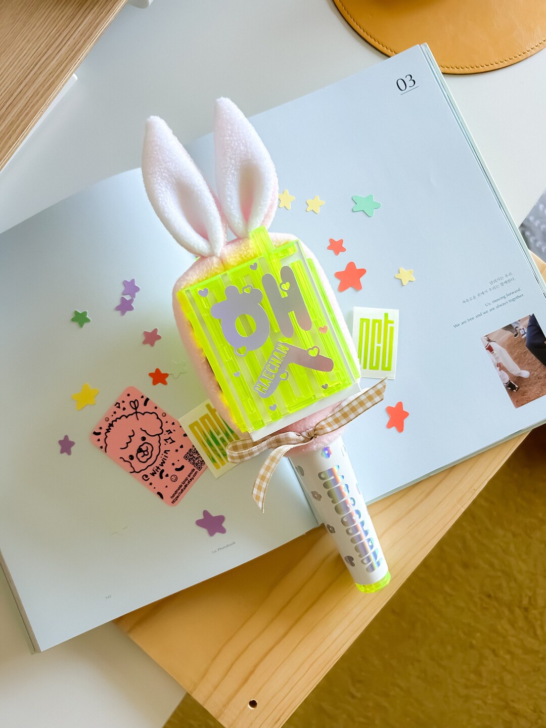 NCT Lightstick Cover NEOBONG Bunny Rabbit Jaemin Doyoung - Etsy UK