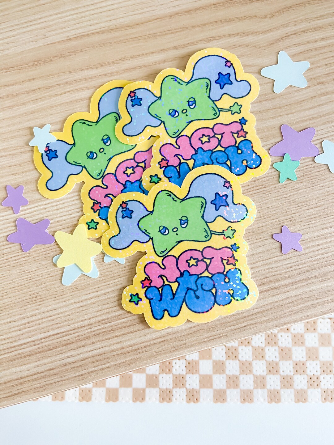 NCT WISH Holographic Vinyl Sticker Decal - Etsy