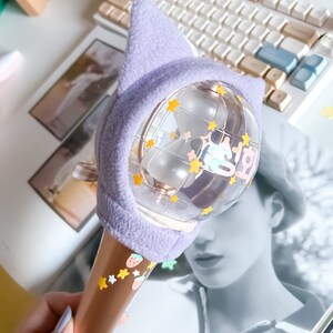 Ateez Aniteez San Sandeoki Inspired Lightstick Cover Lightiny Cat Kitty ...