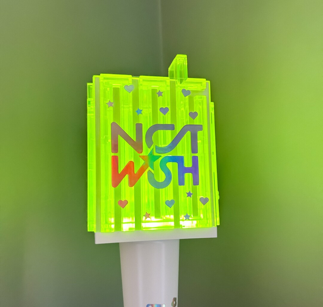 NCT WISH Lightstick Vinyl Decal Sticker Neobong Kpop - Etsy