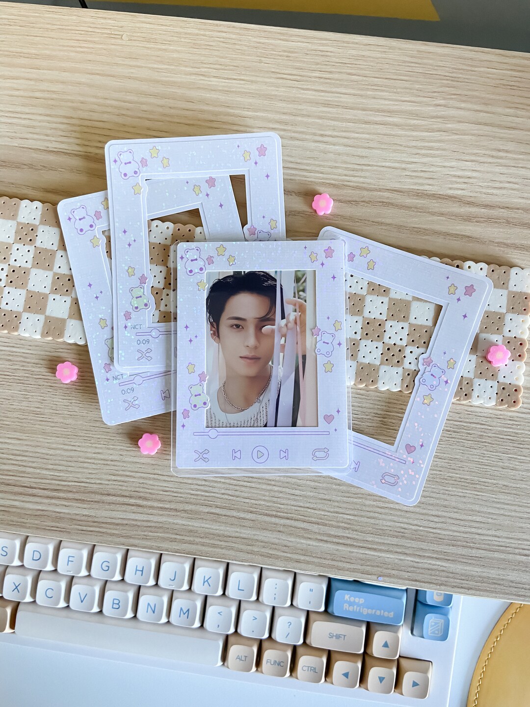 Kpop Photocard Toploader Sticker Deco - Etsy