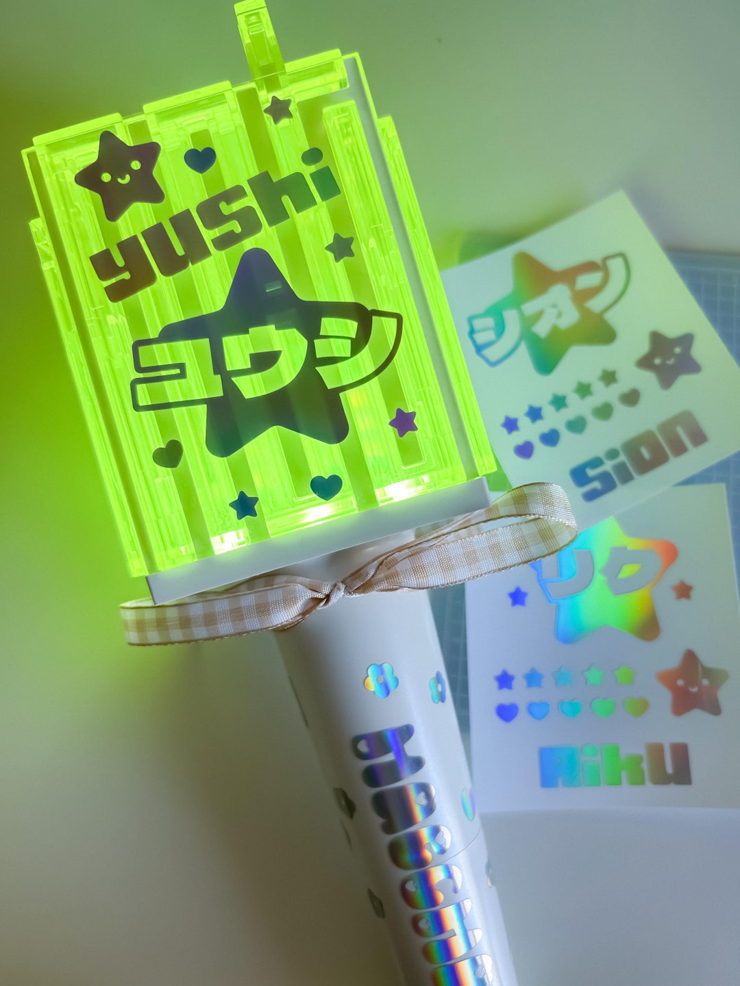 NCT WISH BIAS Lightstick Decal Set - Etsy
