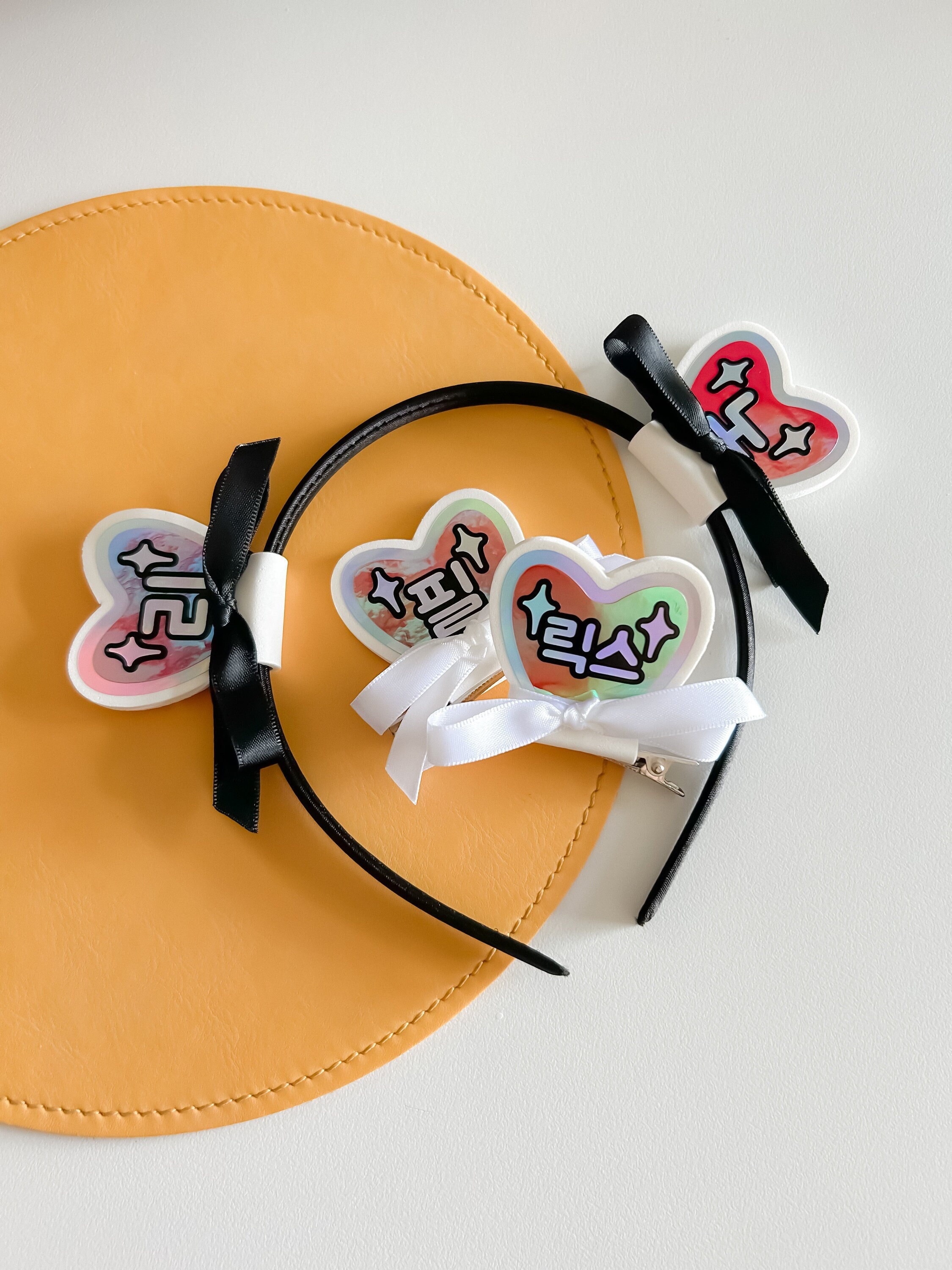Holographic Red Mini Kpop Bias Hair Clips or Headbands - Etsy