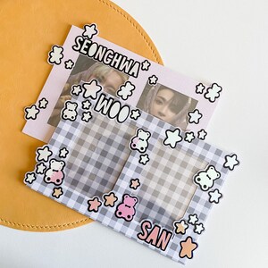 Custom Kpop Photocard Frame Toploader Covers Deco K-pop - Etsy