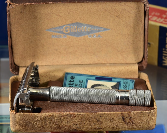 Beautiful 1941 Gillette Ranger Tech Double Edge Safety Razor in ...