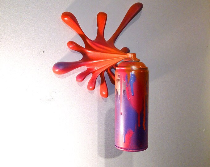 Splash Can Multicolor Decorative Sculpture - Etsy