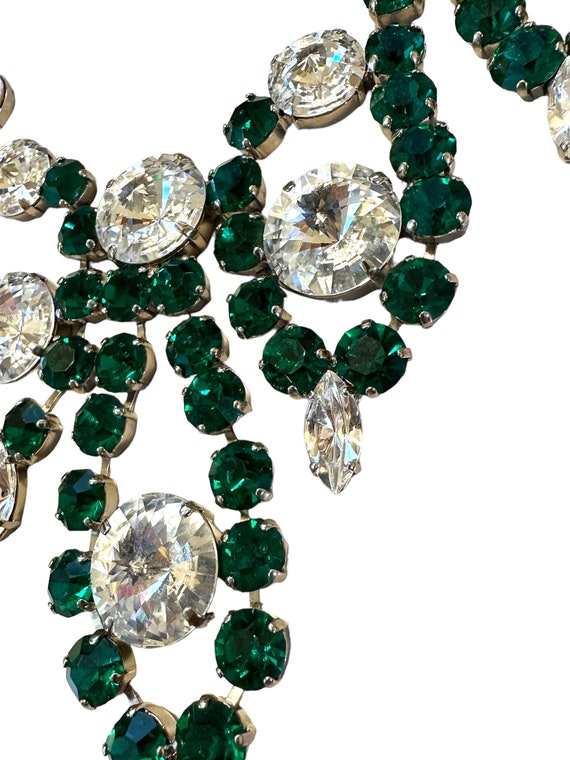 Max Muller signed large collar necklace with huge cry… - Gem