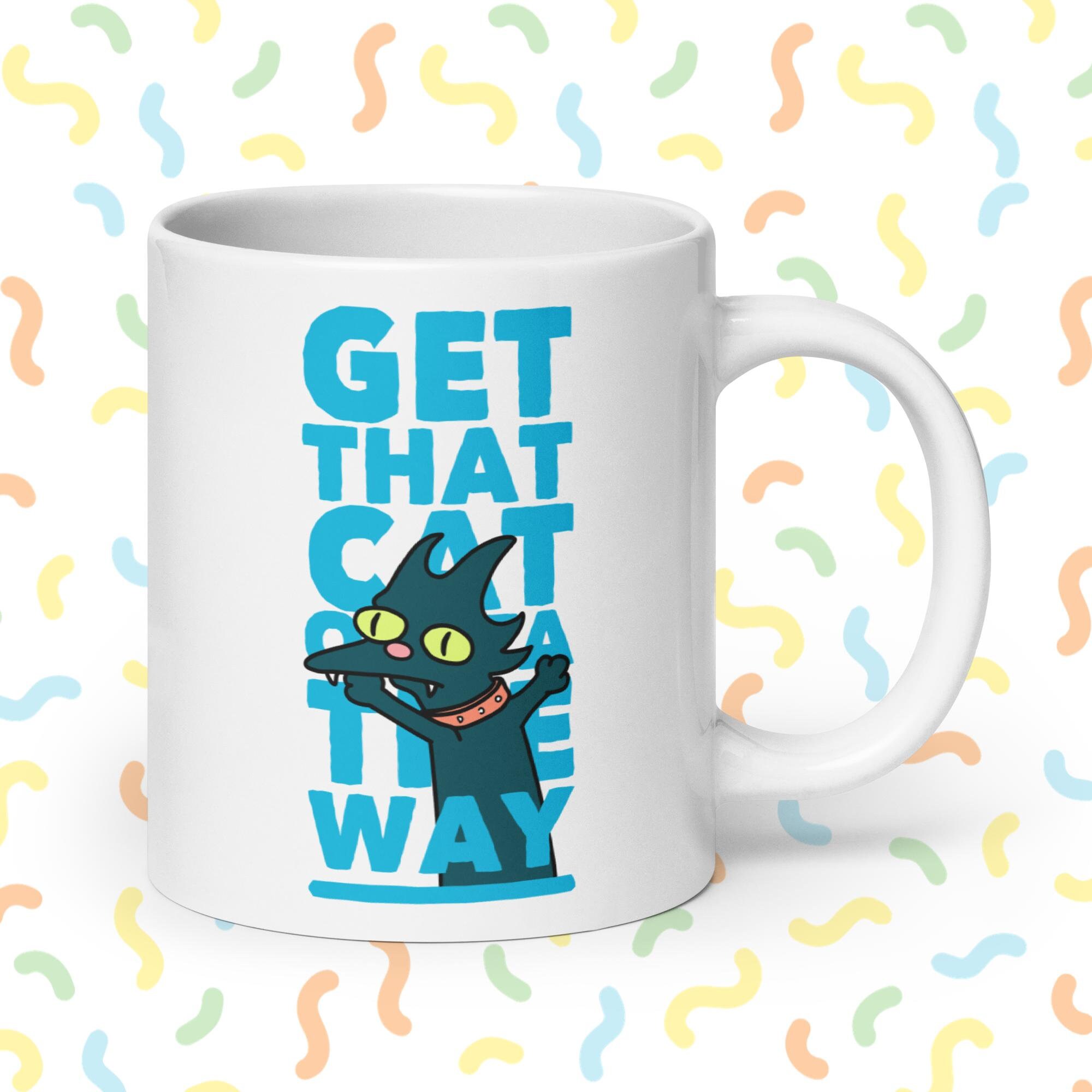 The Simpsons Get That Cat Outta the Way Mug Snowball 2 Cat Cup - Etsy