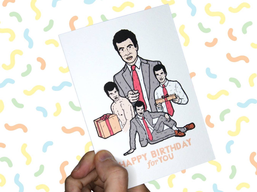Nathan for You Inspired Birthday Card on Beautiful Textured Card Also ...