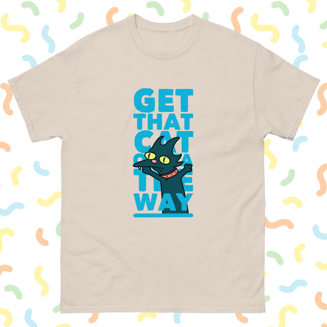 The Simpsons Get That Cat Outta the Way T-shirt - Snowball 2 Cat Tee - Etsy