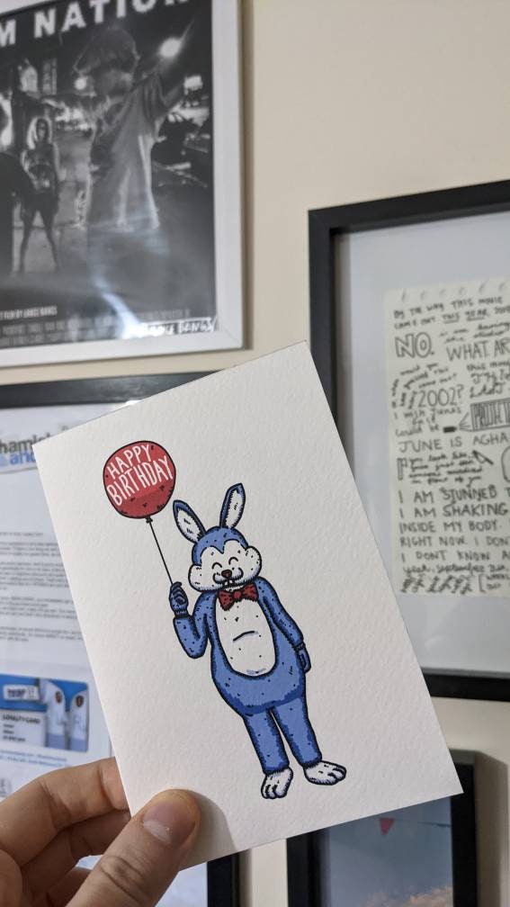 Gene Parmesan Suprise Birthday Card - Etsy