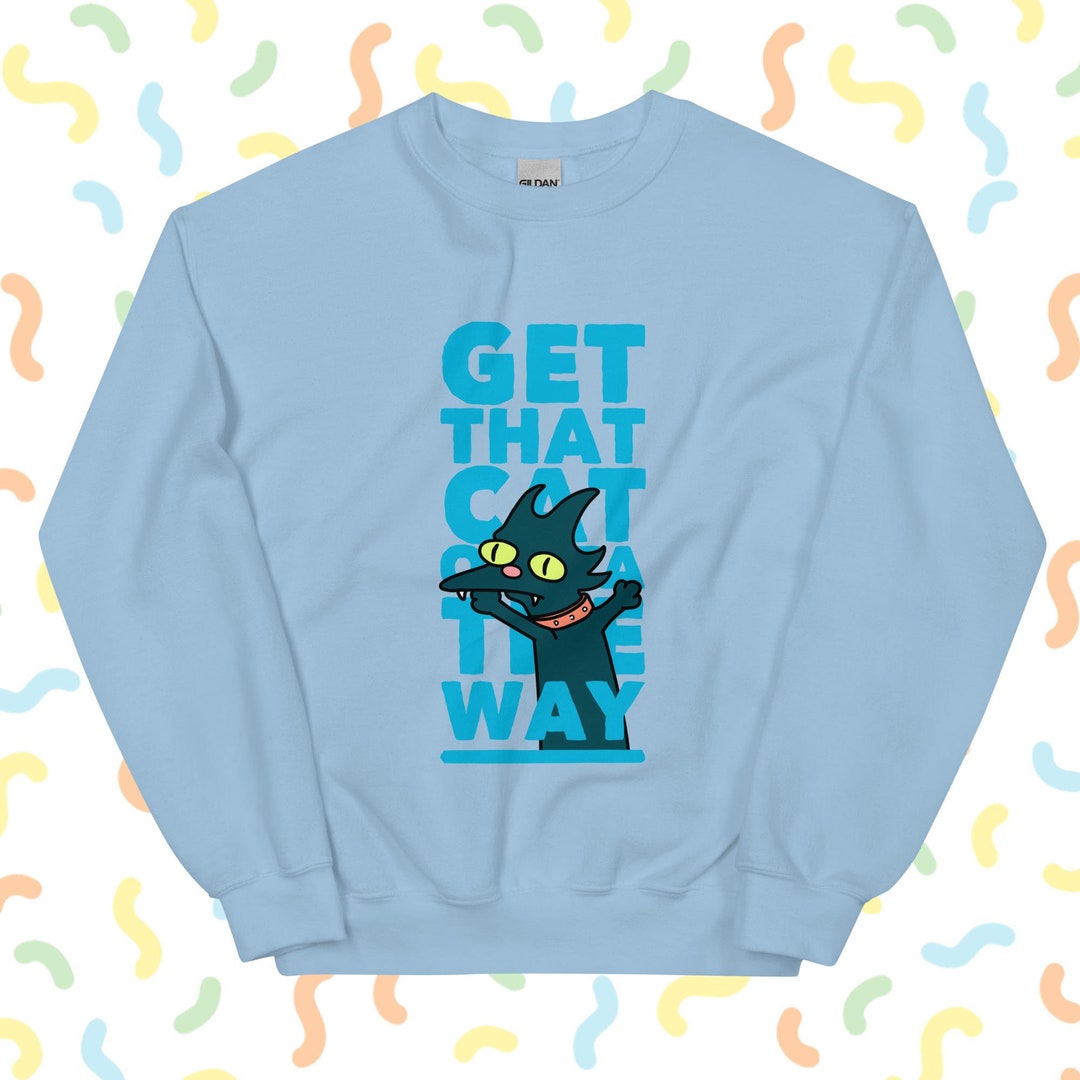 The Simpsons Swearer Get That Cat Outta the Way Sweater - Snowball 2 ...