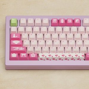 Monsgeek M1W | 75% Sakura Keyboard | Aluminum Keyboard | RGB | Custom ...